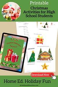 Christmas Activities for High School Students - Arise Home Education