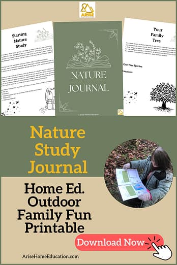Printable Nature Journal Pages - Arise Home Education