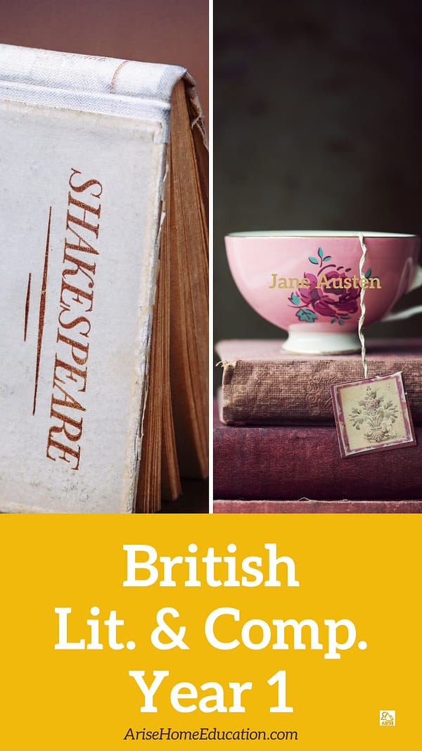 British Lit & Comp Year 1-Shakespeare & Austen - Live Class